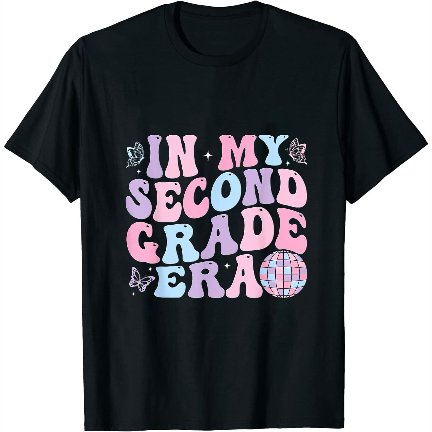 Groovy In My Second Grade Era First Day 2nd Grade Kid Teach T-Shirt ...