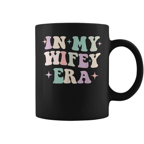 Groovy In My Wifey Era Engagement Fiance Bride Coffee Mugs - Walmart.com