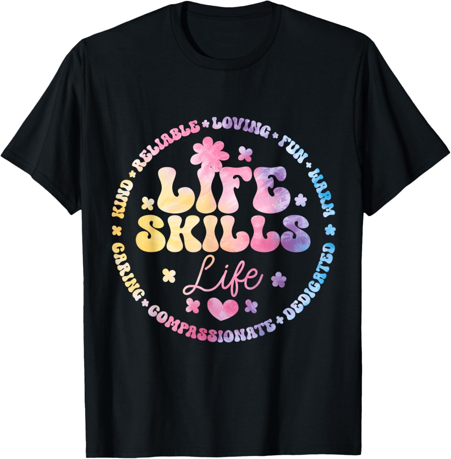 Groovy Life Skills Life Teacher Special Ed SPED Squad T-Shirt - Walmart.com