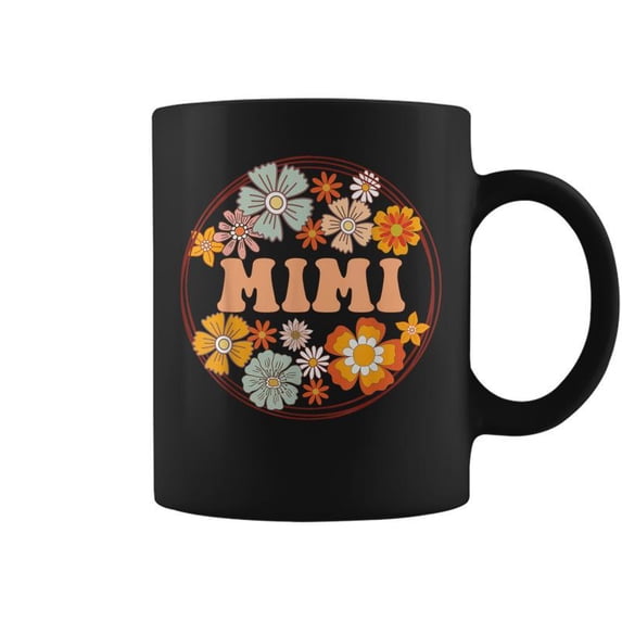 Groovy Mimi Retro Flowers Mothers Day Grandma Coffee Mugs - Walmart.com