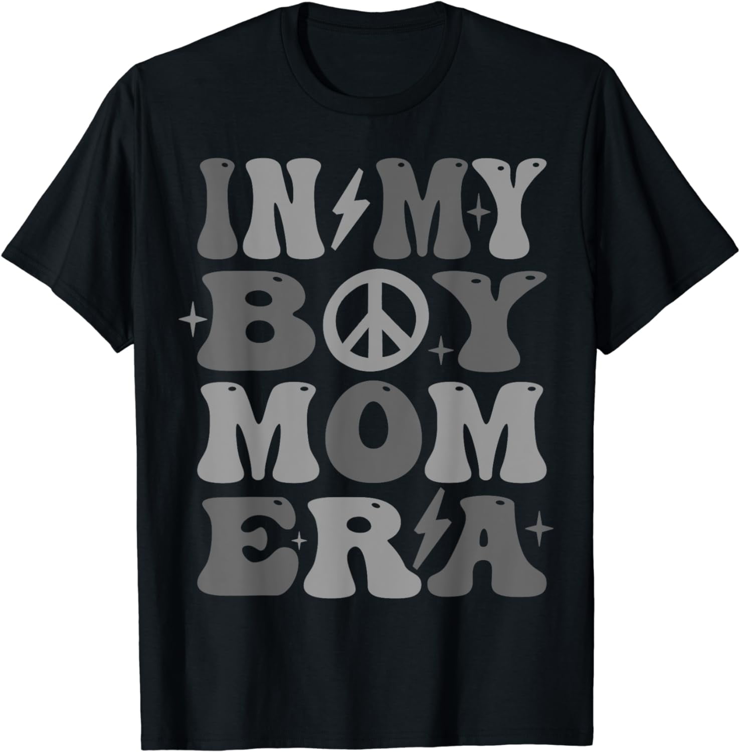 Groovy Mommy In My Boy Mom Era Groovy Boy's Mom Vintage T-Shirt ...