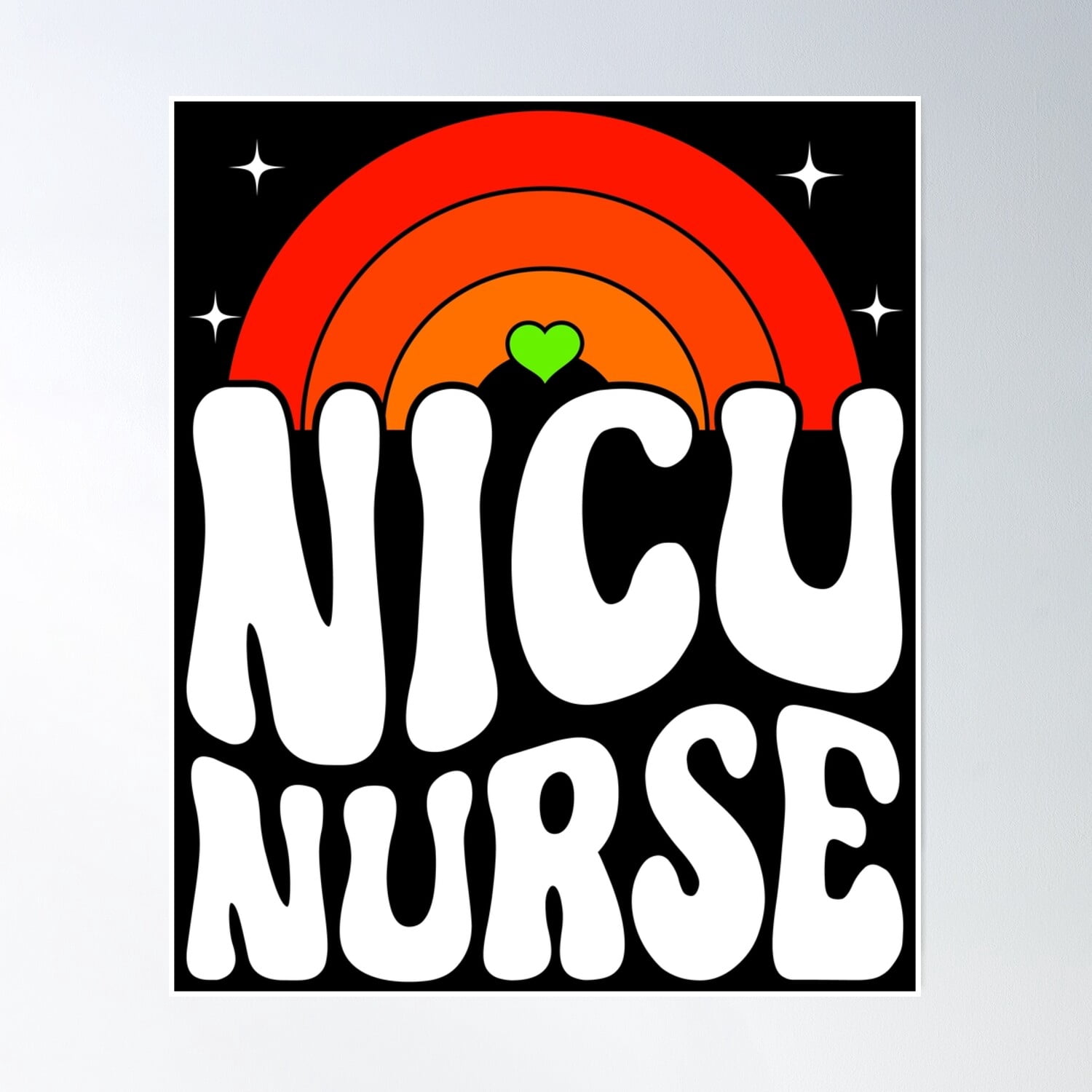 Groovy Nicu Nurse Life Nicu Squad Appreciation Poster Wall Art, Modern ...