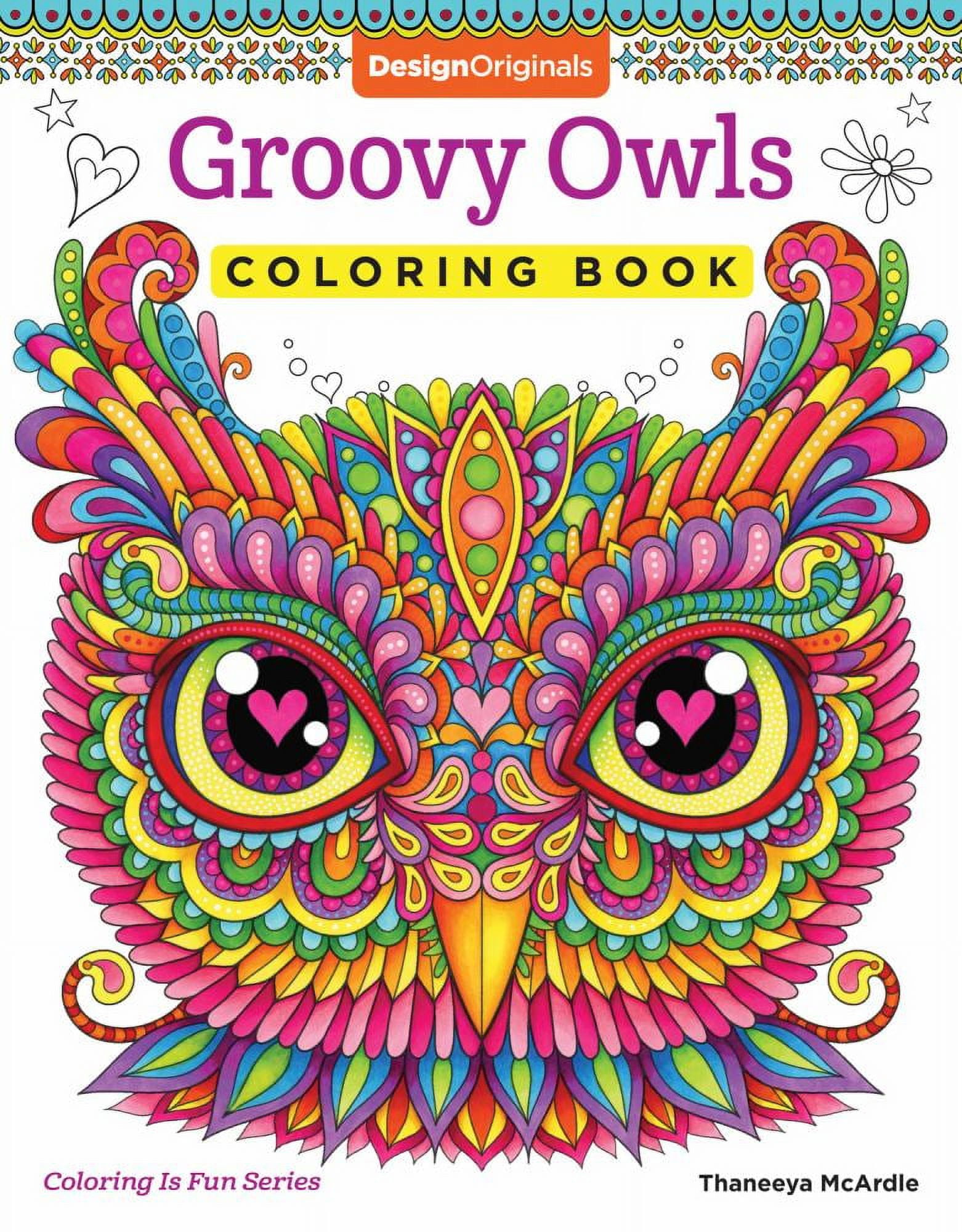 Groovy Owls Coloring Book - Walmart.com