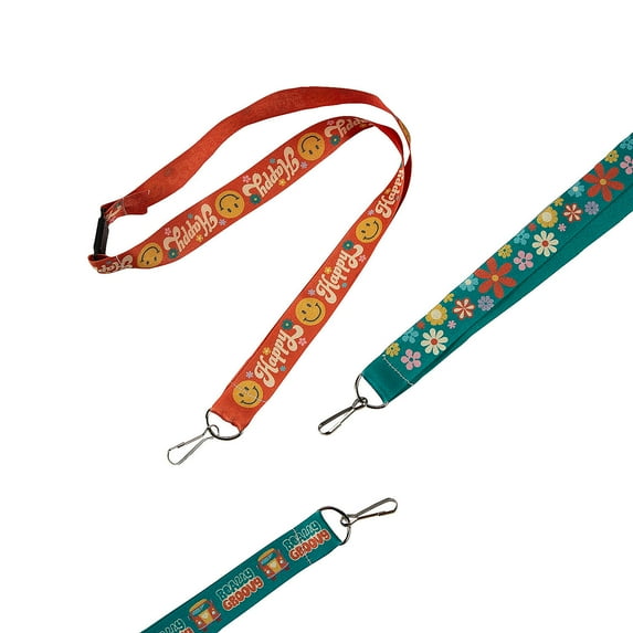 Groovy Party Lanyards - 12 Pieces - Walmart.com