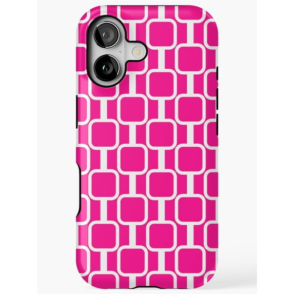 Groovy Pattern Mod Links Retro Geometric Art iPhone Case 11 12 13 14 15 ...