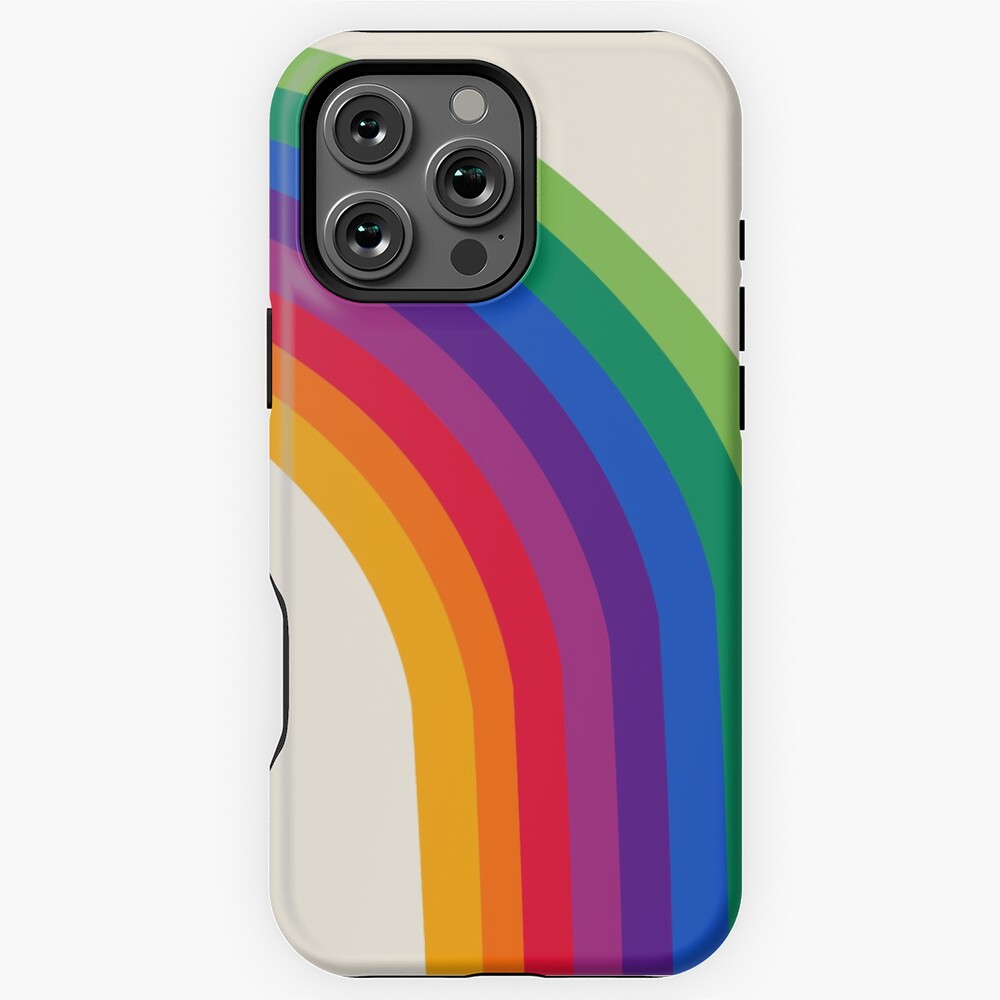 Groovy Rainbow 70s Retro Phone Case for iPhone 16 15 14 13 12 11 Pro ...
