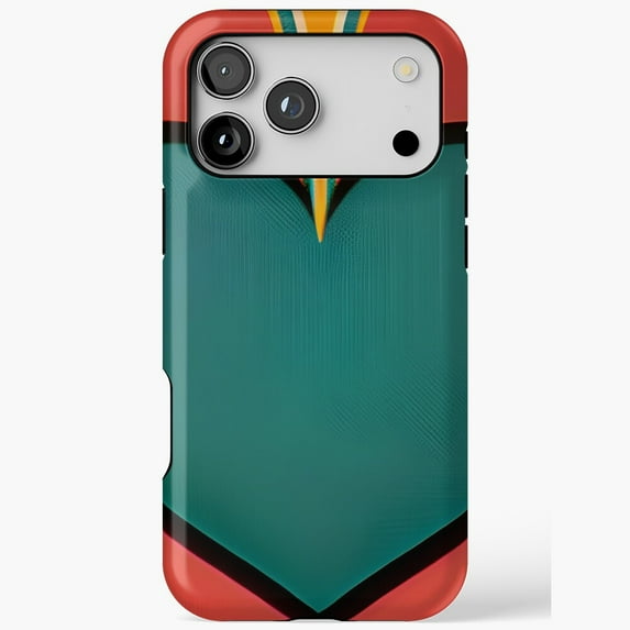 Groovy Retro Heart Graphic Design iPhone Case 11 through 17 Pro Max ...