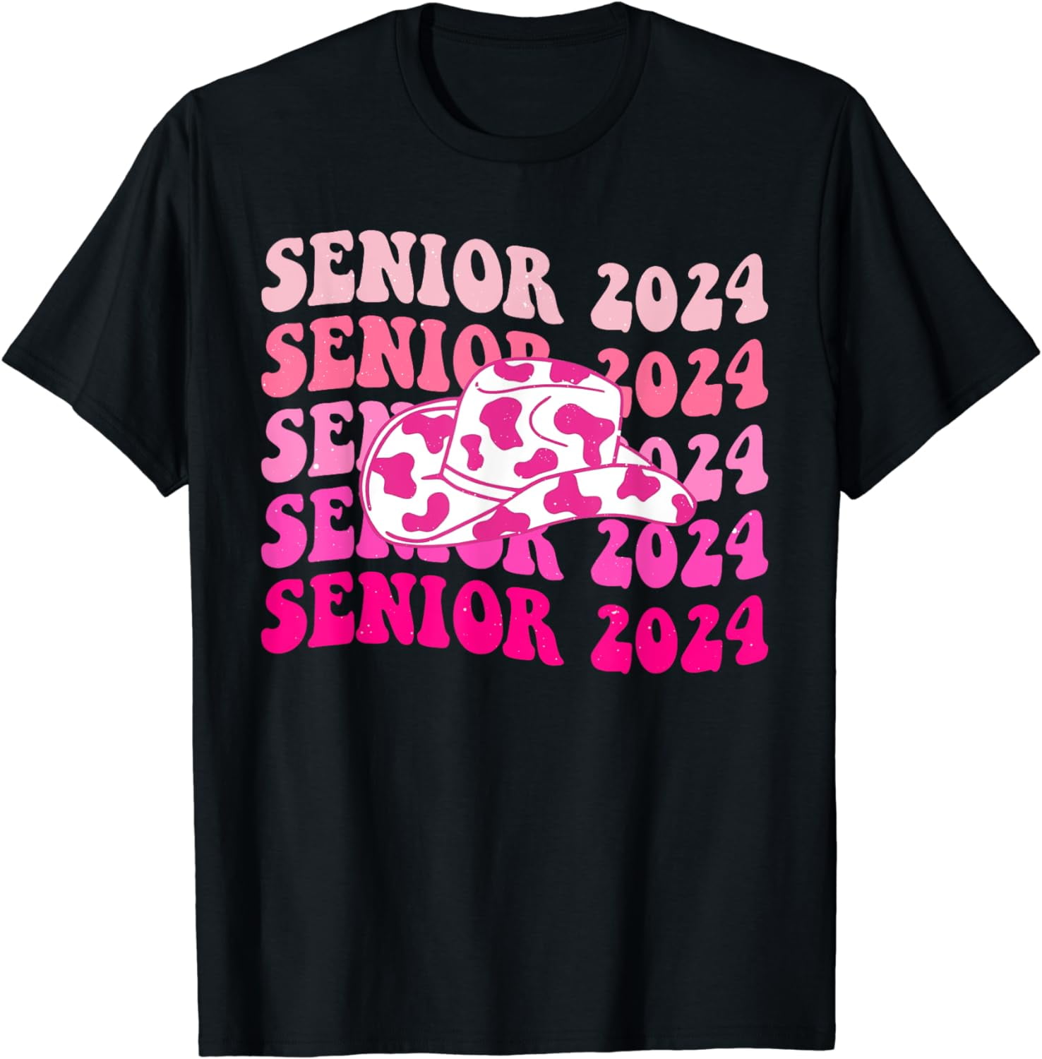 Groovy Senior 2024 Rodeo Western Country Southern Cowgirl T-Shirt ...