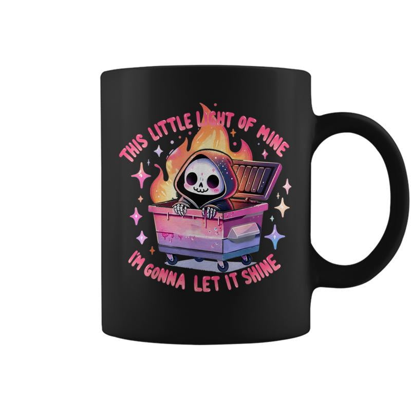 Groovy This Little LightOf Mine Lil Dumpster Fire Coffee Mugs - Walmart.com