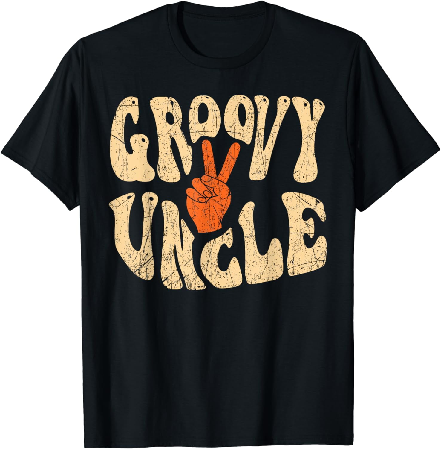 Groovy Uncle 70s Aesthetic Nostalgia 1970's Retro Uncle T-Shirt ...