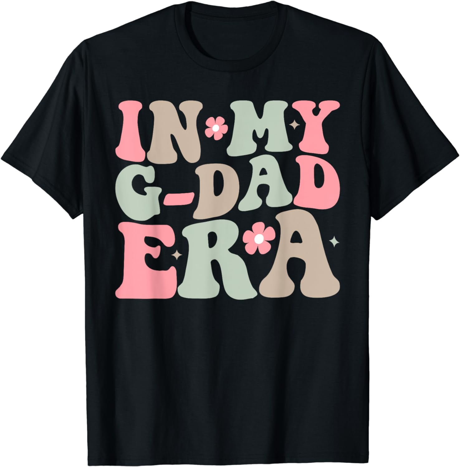 Groovy in My G Dad Era Retro Family Matching Grandfather T-Shirt ...