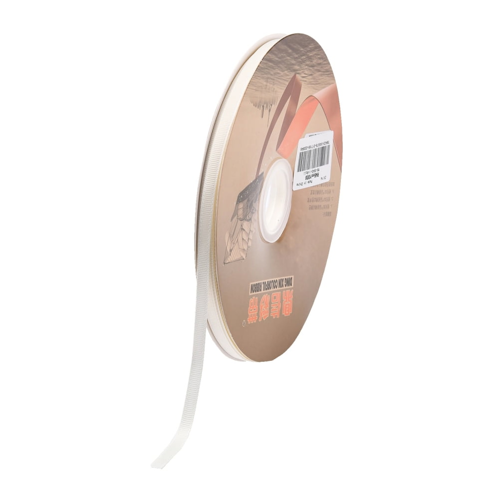 Grosgrain Ribbon Creamy White 1/4 inch(6mm) about 100yards/roll(91.44m ...