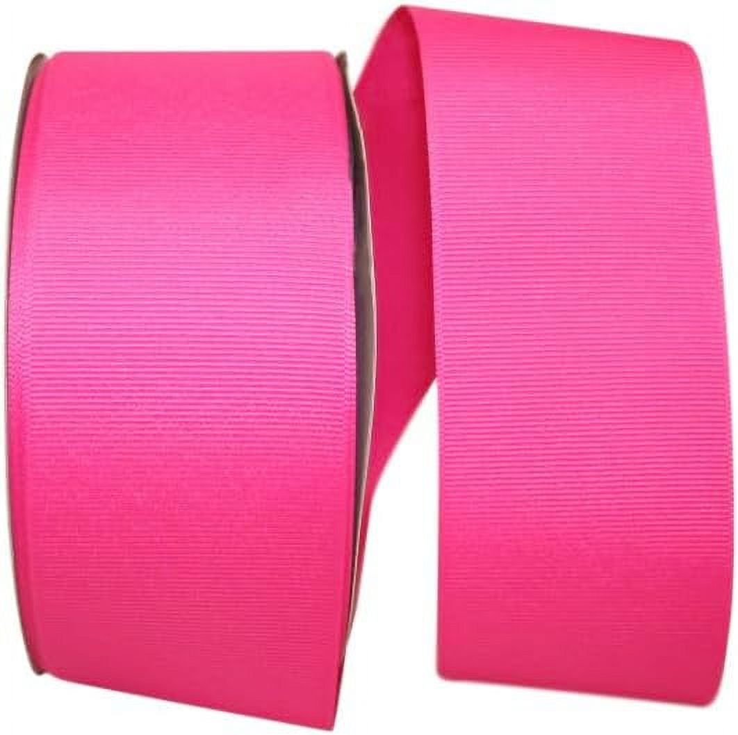 Grosgrain Texture Ribbon, 2-1/4 Inch X 50 Yards, Shocking - Walmart.com