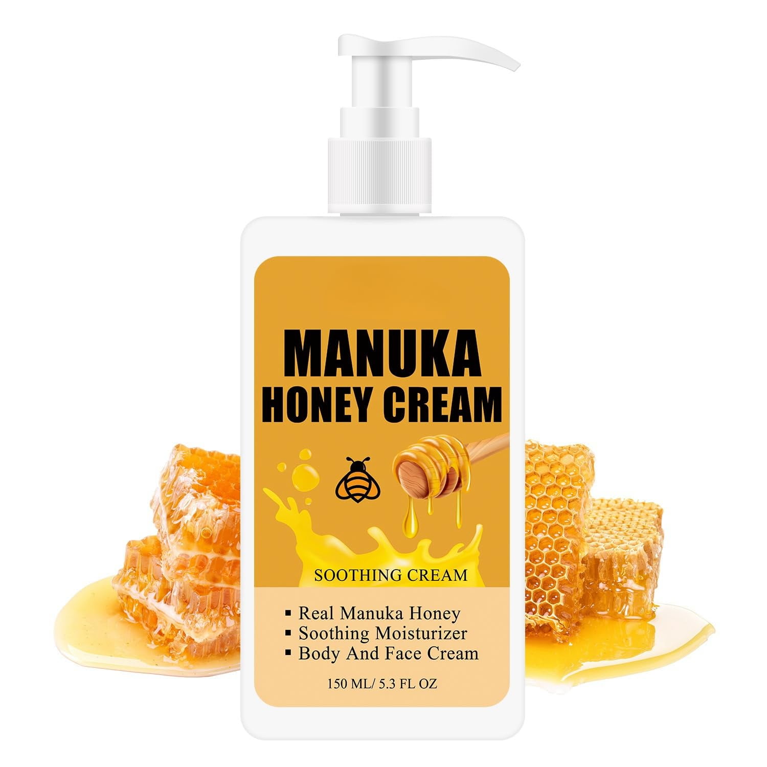 Grospe Manuka Honey Cream, DPF11 Honey Firming Cream Body Lotion & Face ...