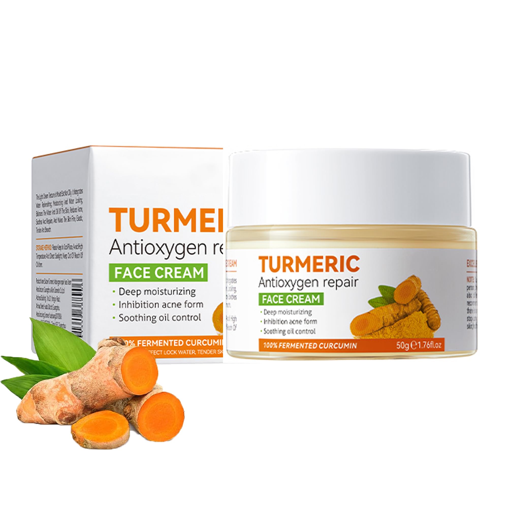 Grospe Turmeric Face Cream, Natural Turmeric Skin Facial Moisturizer ...