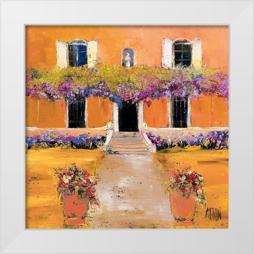 Grossi, Anne-Marie 12x12 White Modern Wood Framed Museum Art Print ...