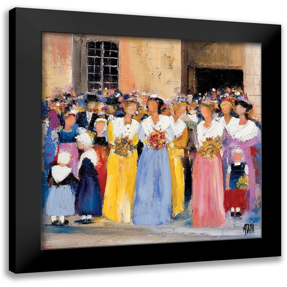 Grossi, Anne-Marie 15x15 Black Modern Framed Museum Art Print Titled ...
