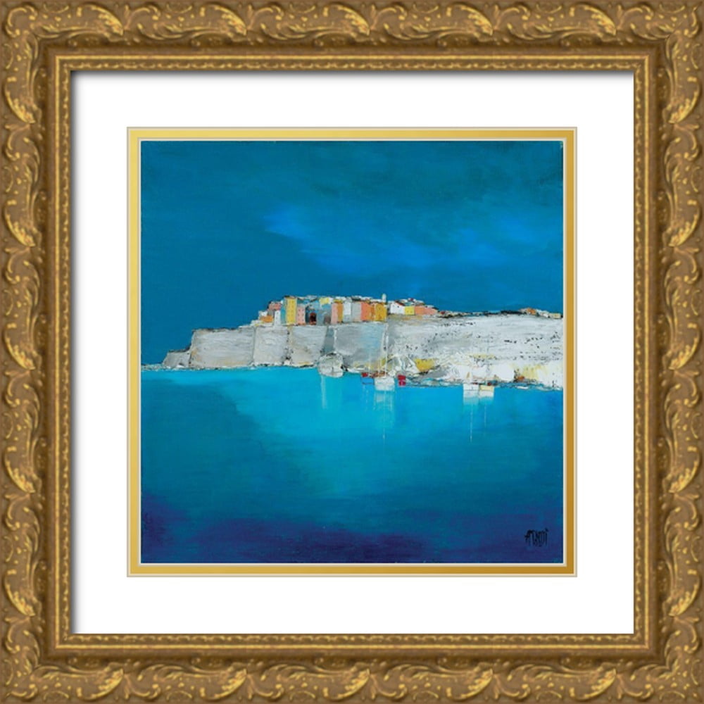 Grossi, Anne-Marie 15x15 Gold Ornate Wood Framed with Double Matting ...