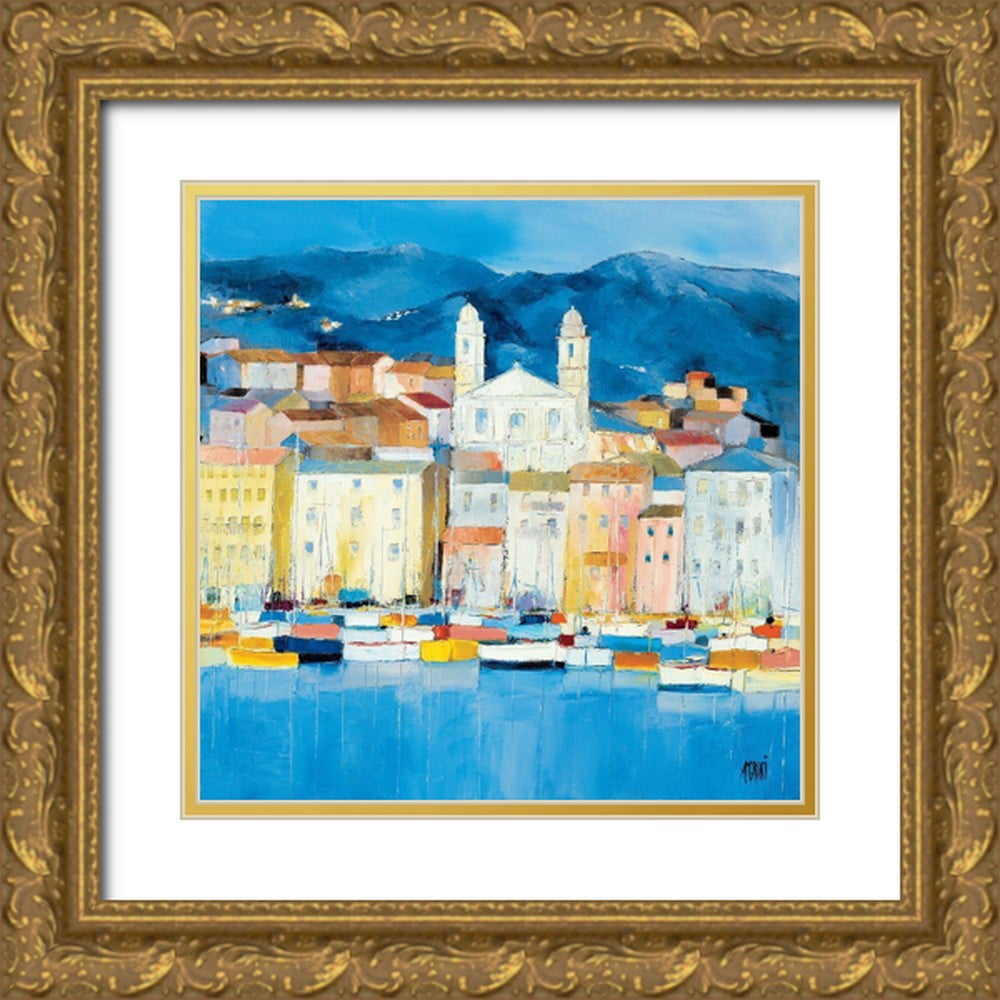 Grossi, Anne-Marie 20x20 Gold Ornate Wood Framed with Double Matting ...