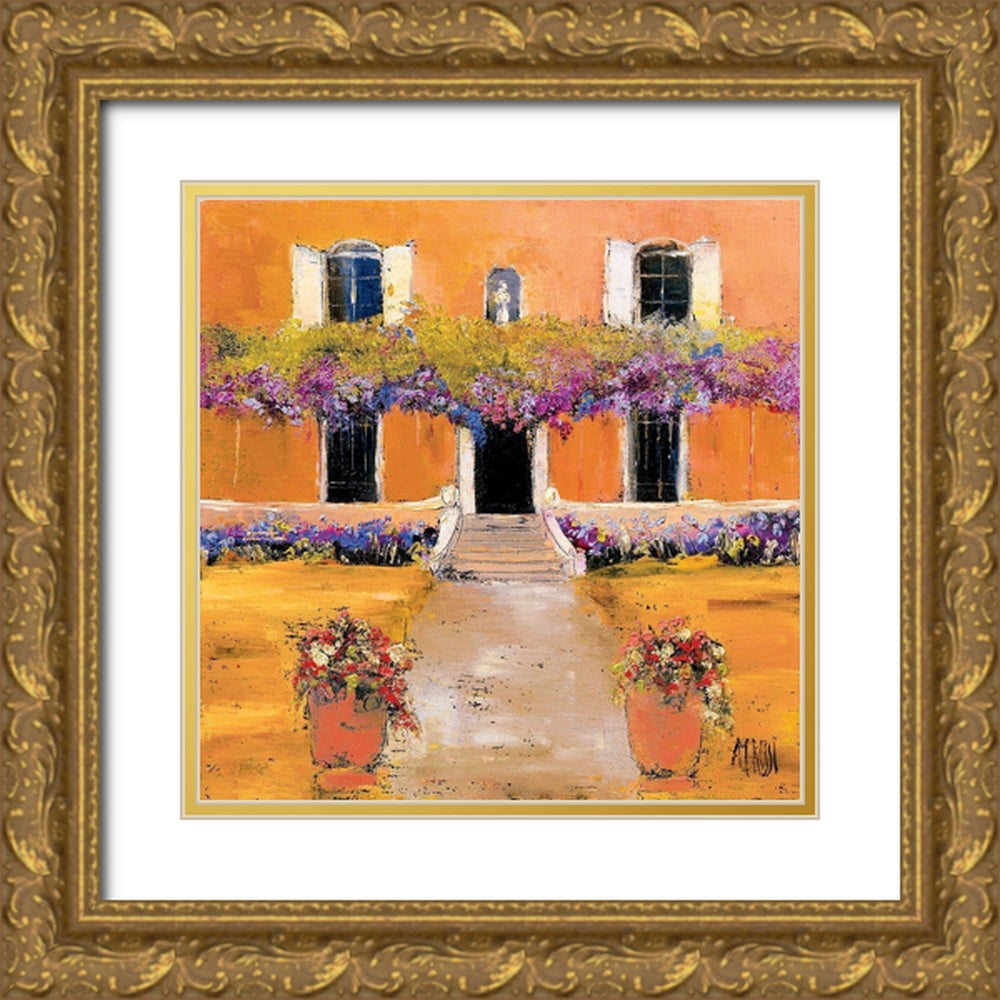 Grossi, Anne-Marie 20x20 Gold Ornate Wood Framed with Double Matting ...