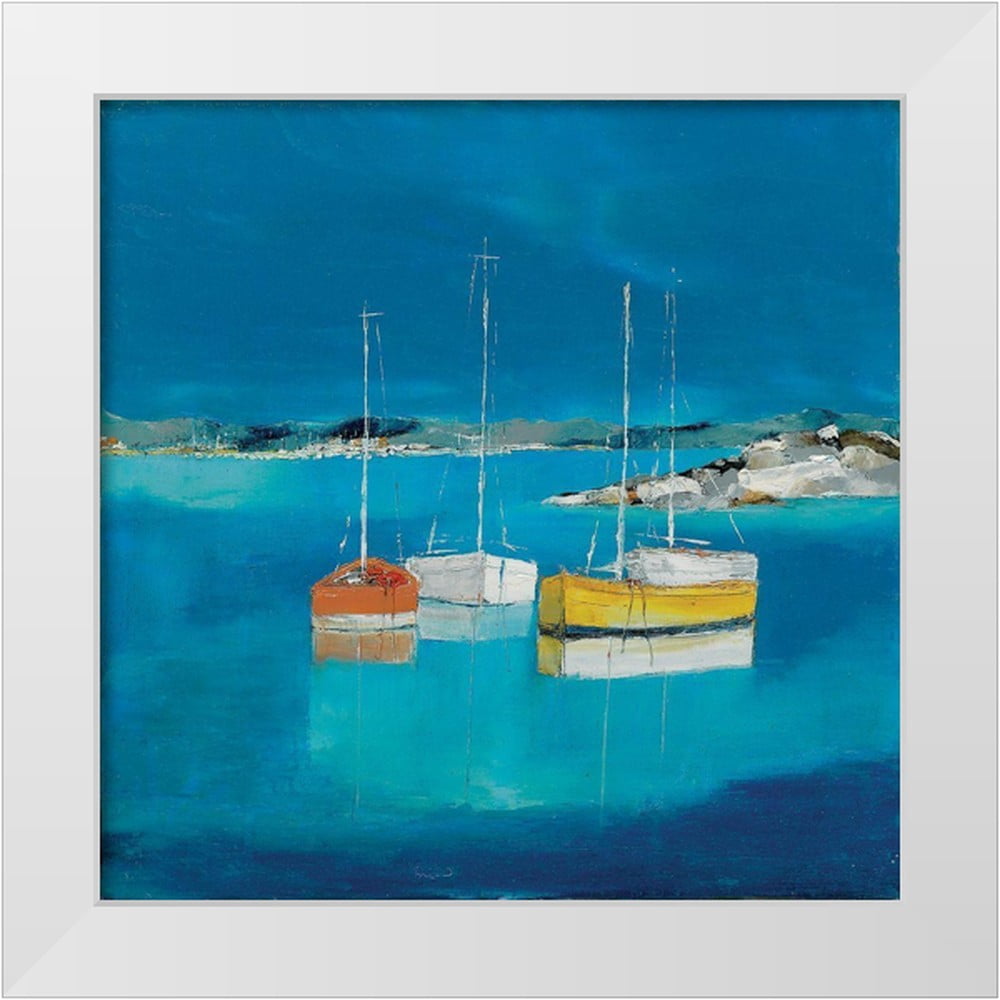 Grossi, Anne-Marie 20x20 White Modern Wood Framed Museum Art Print ...