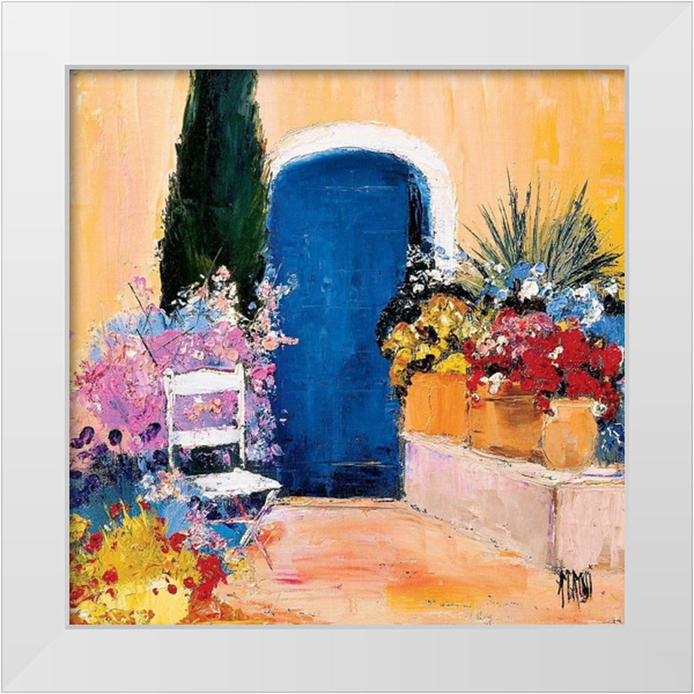 Grossi, Anne-Marie 20x20 White Modern Wood Framed Museum Art Print ...