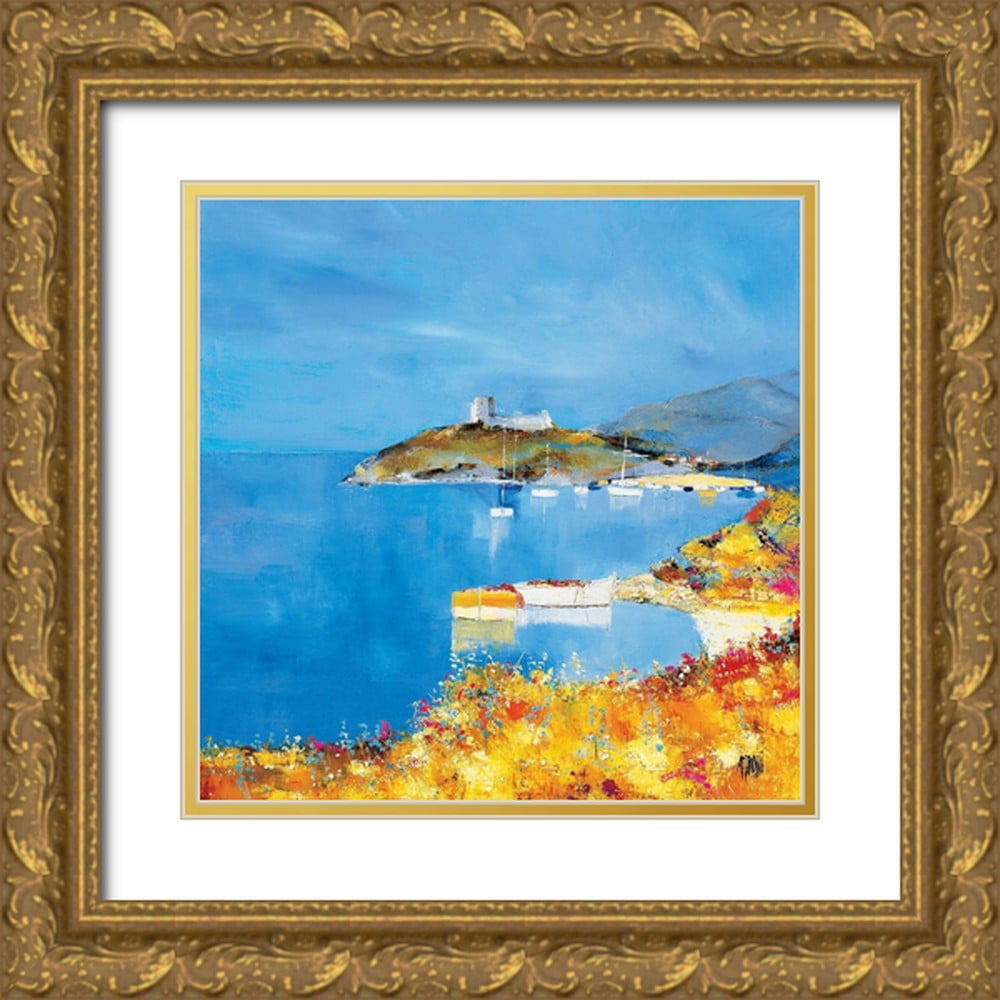 Grossi, Anne-Marie 26x26 Gold Ornate Wood Framed with Double Matting ...