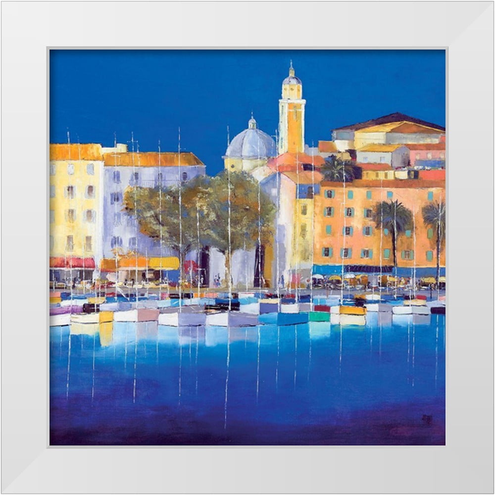 Grossi, Anne-Marie 26x26 White Modern Wood Framed Museum Art Print ...