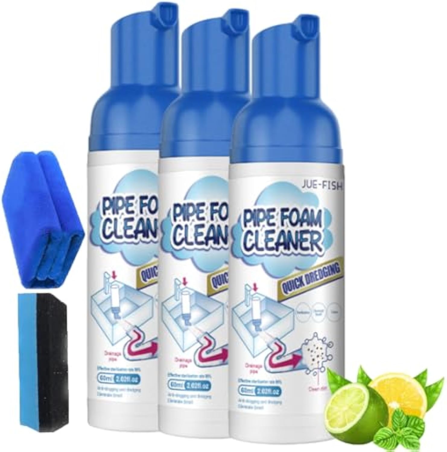 Grossplus Drain Cleaner, Powerful Fast-Foaming Drain Cleaner for ...