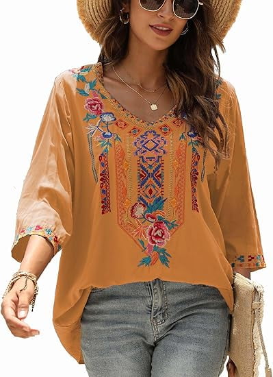 Grosy Women Tops Summer Womens Trendy Blouses Casual Plus Size Short ...