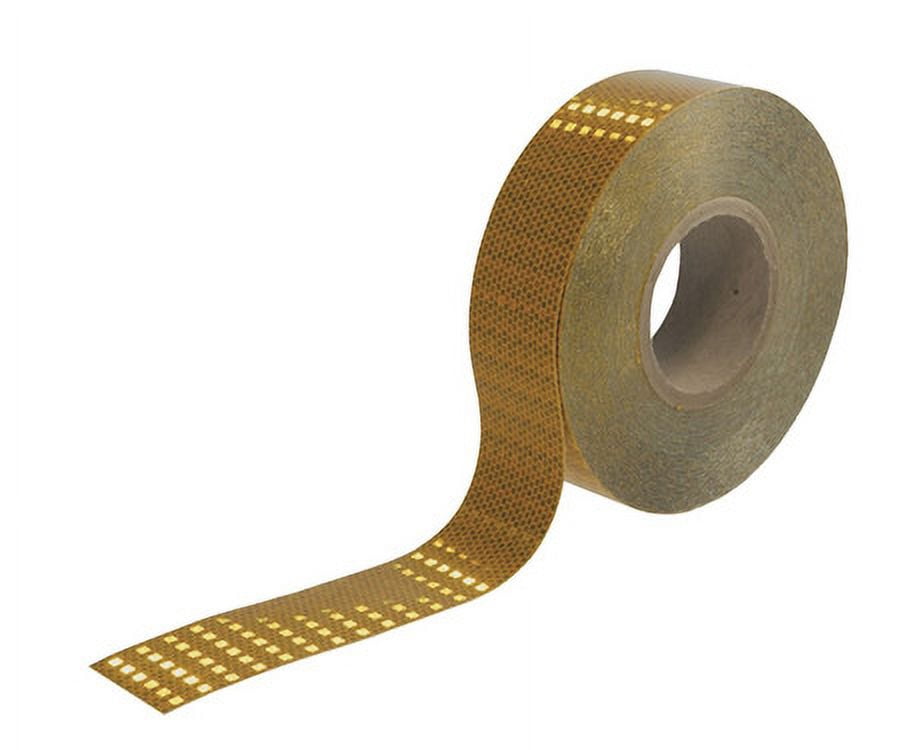 Grote 41273 Reflective Tape 150 Ft. X 4 In. Roll, Yellow, Kiss Cut ...