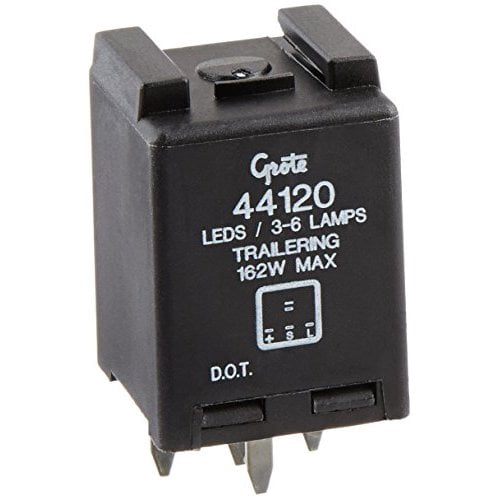 Grote 44120 Four-Pin Electronic LED Flasher - Walmart.com