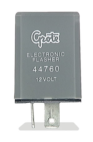 Grote 44760 Hazard Warning Flasher Squaer, 12 V, 3 Pin, Steady Flash ...