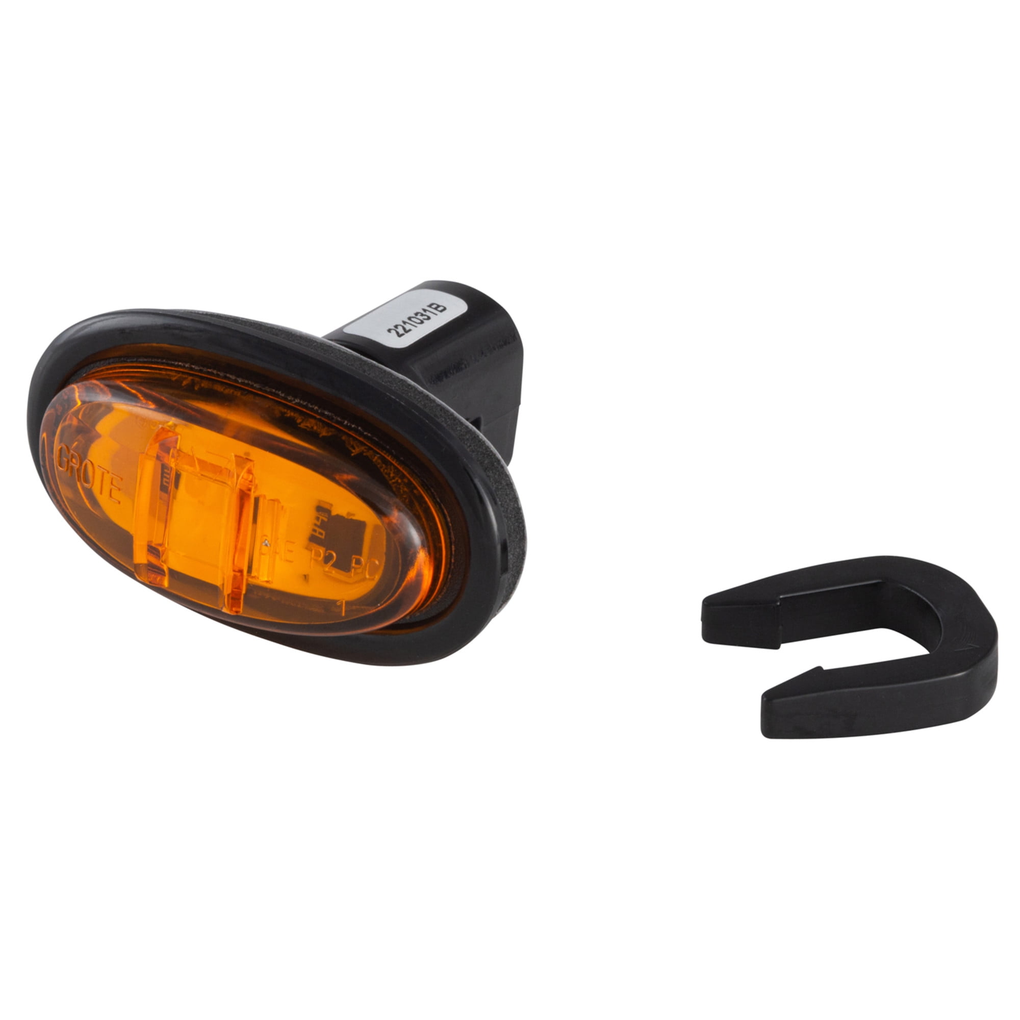 Grote 45303 MicroNova LED Clearance Marker Light with Hardshell - Amber ...