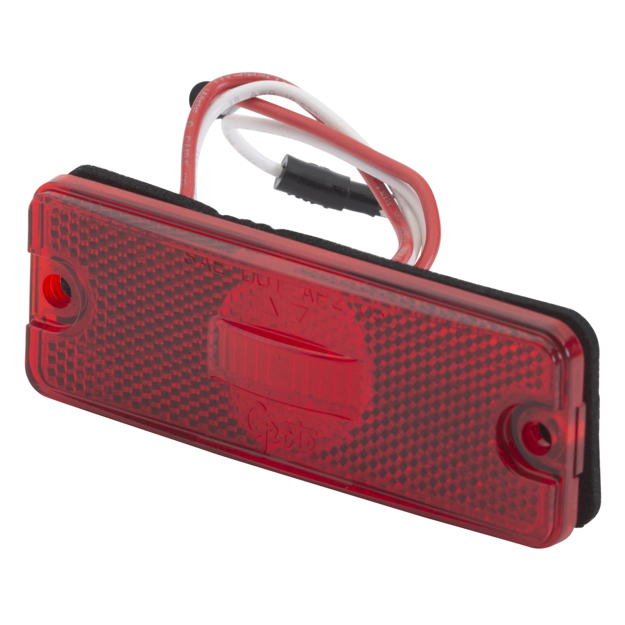 Grote 47732 Sealed Rectangular LED Clearance Marker Light - Red ...