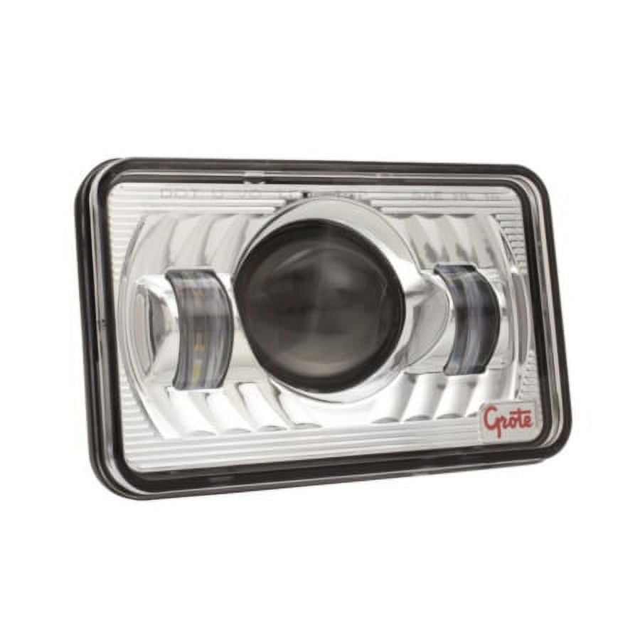 Grote 4x6" LED Sealed Beam Replacement Headlight, High Beam Fits select ...