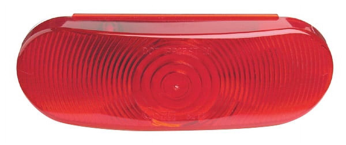 Grote 52182 - Stop, Tail, Turn Lamp, Red, Economy Oval Lamp - Walmart.com