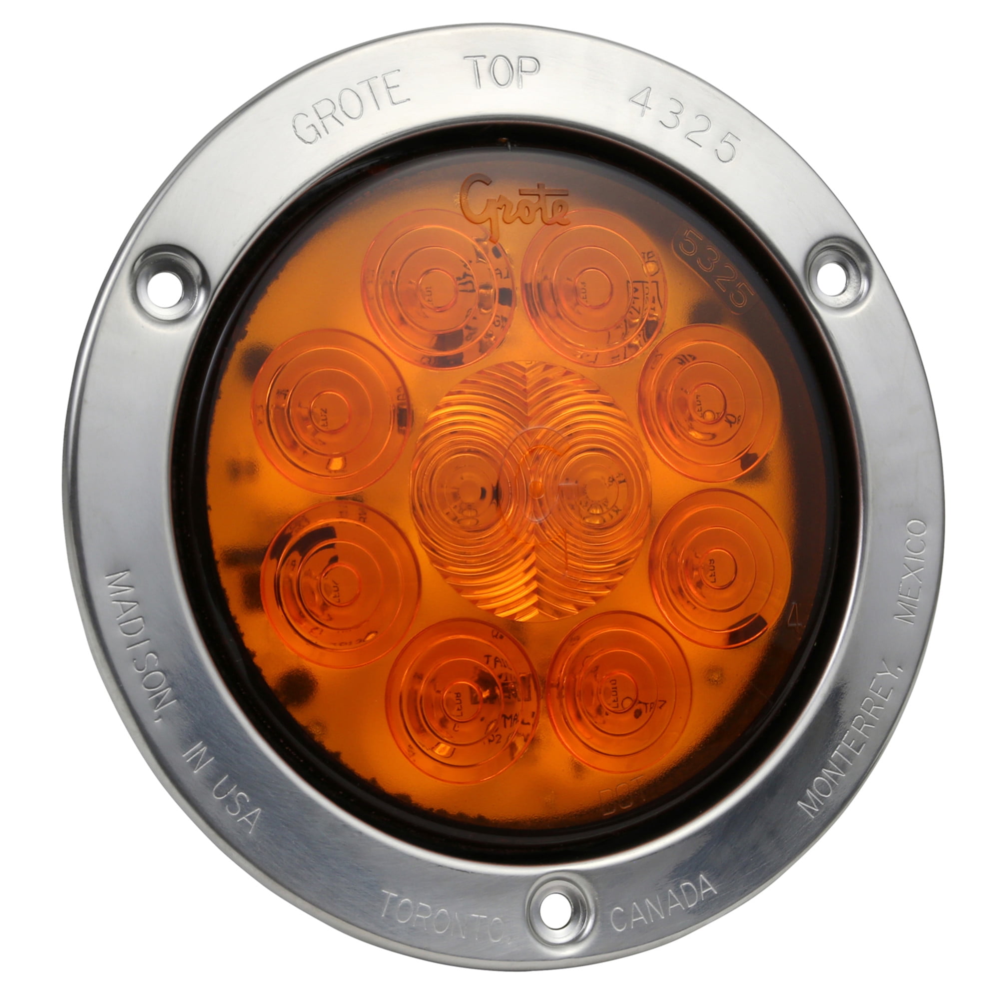 Grote 53303 SuperNova 4" 10-Diode Pattern LED Stop Tail Turn Light ...