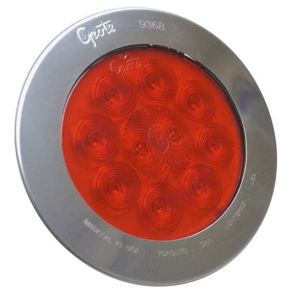 Grote 54042 SuperNova 4" 10-Diode Pattern LED Stop Tail Turn Lights ...
