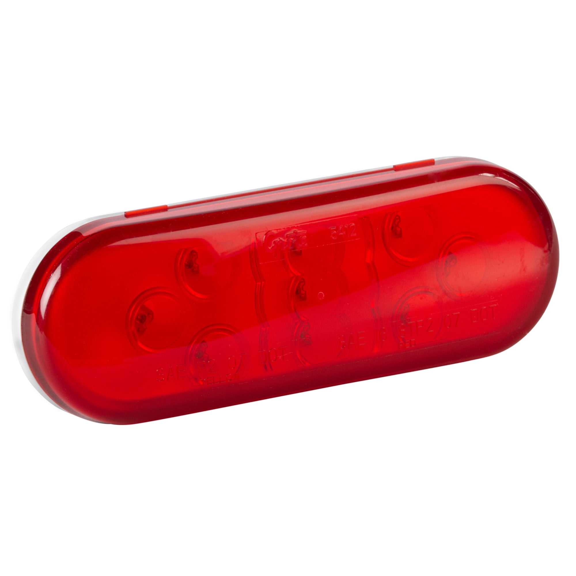 Grote 54132 SuperNova 9-Diode Oval LED Stop Tail Turn Light - Male Pin ...