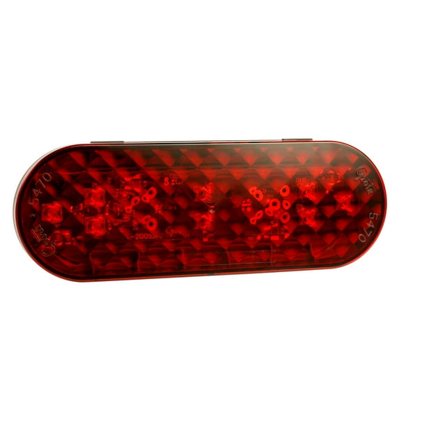Grote 54752 6" Oval LED Stop Tail Turn Lights with Integrated Back-Up ...