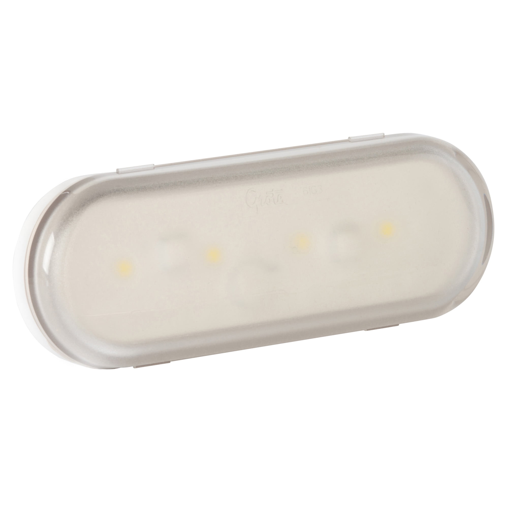Grote 61G31 Oval LED WhiteLight Dome Light with Male Pin - Clear ...