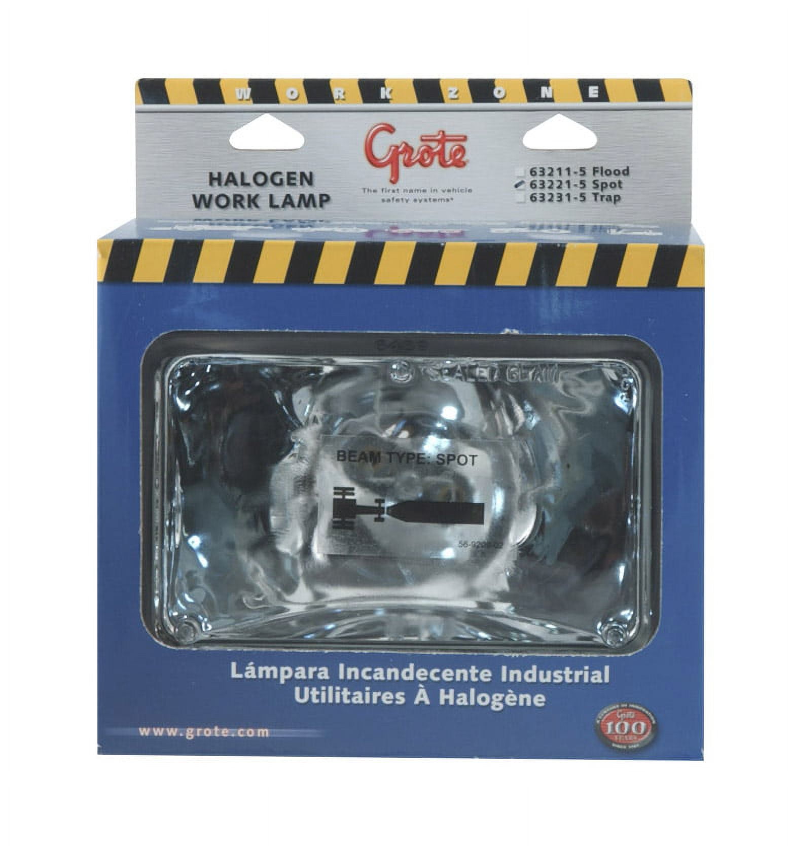Grote 63221-5 - Forward Lighting, 4" X 6", Clear,Halogen Spot, Rect ...