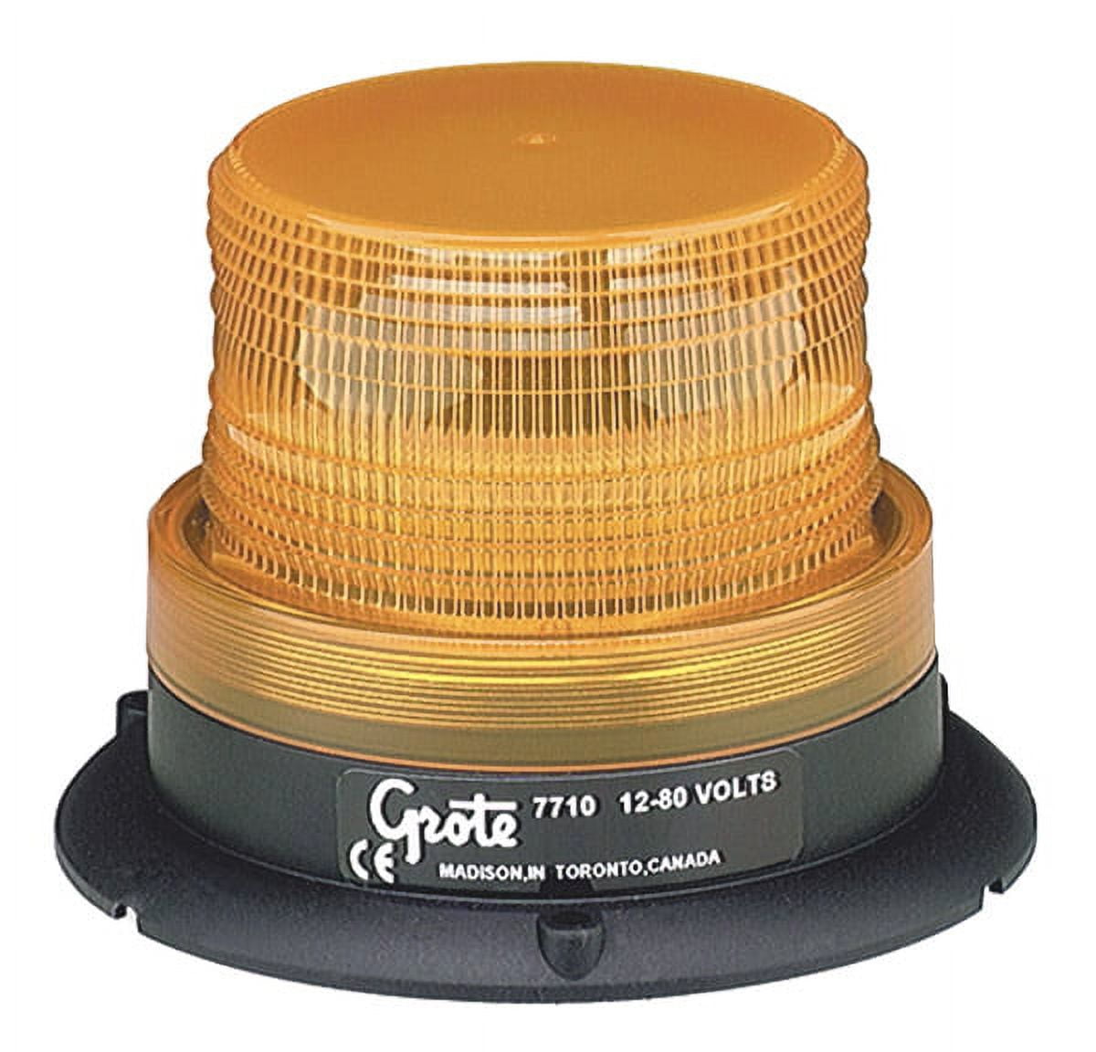 Grote 77103 - Emergency Lighting, Yellow, Single Flash, Mighty Mini ...