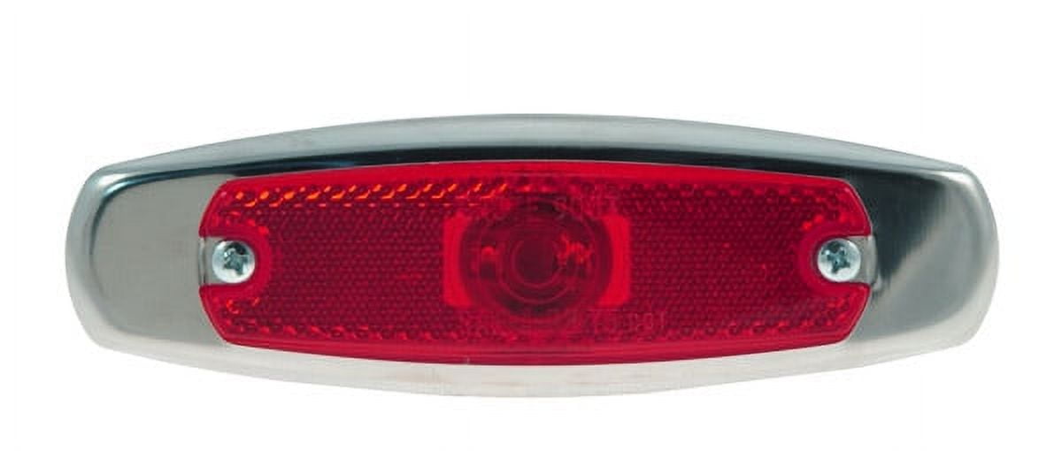 Grote CLR/MKR LAMP, RED, SUPERNOVA LED LOW-PROFILE W/BEZEL (47252 ...