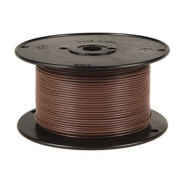 Primary Wire, GPT, 12 AWG, 1C C, Brown, PVC, Stranded, 60V, 100 ft ...