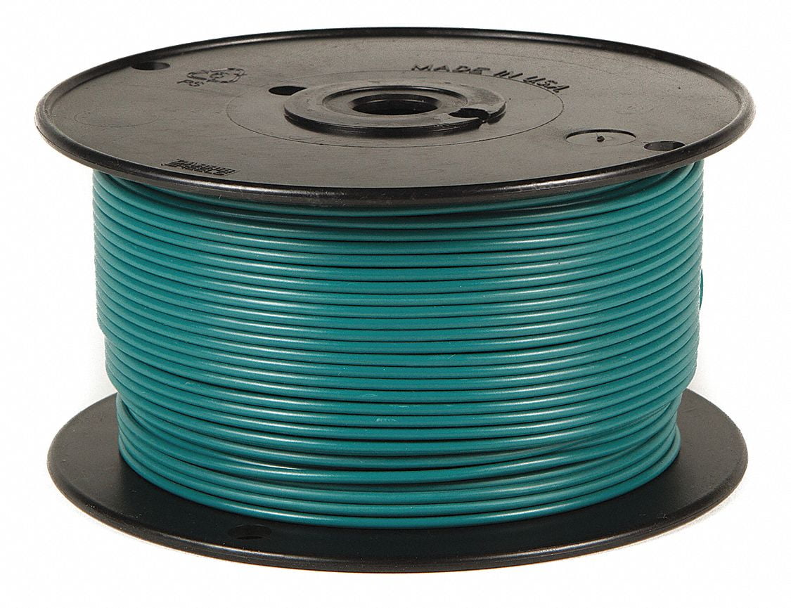 Grote Primary Wire,12 AWG,1 Cond,100 ft,Green 87-6006 - Walmart.com