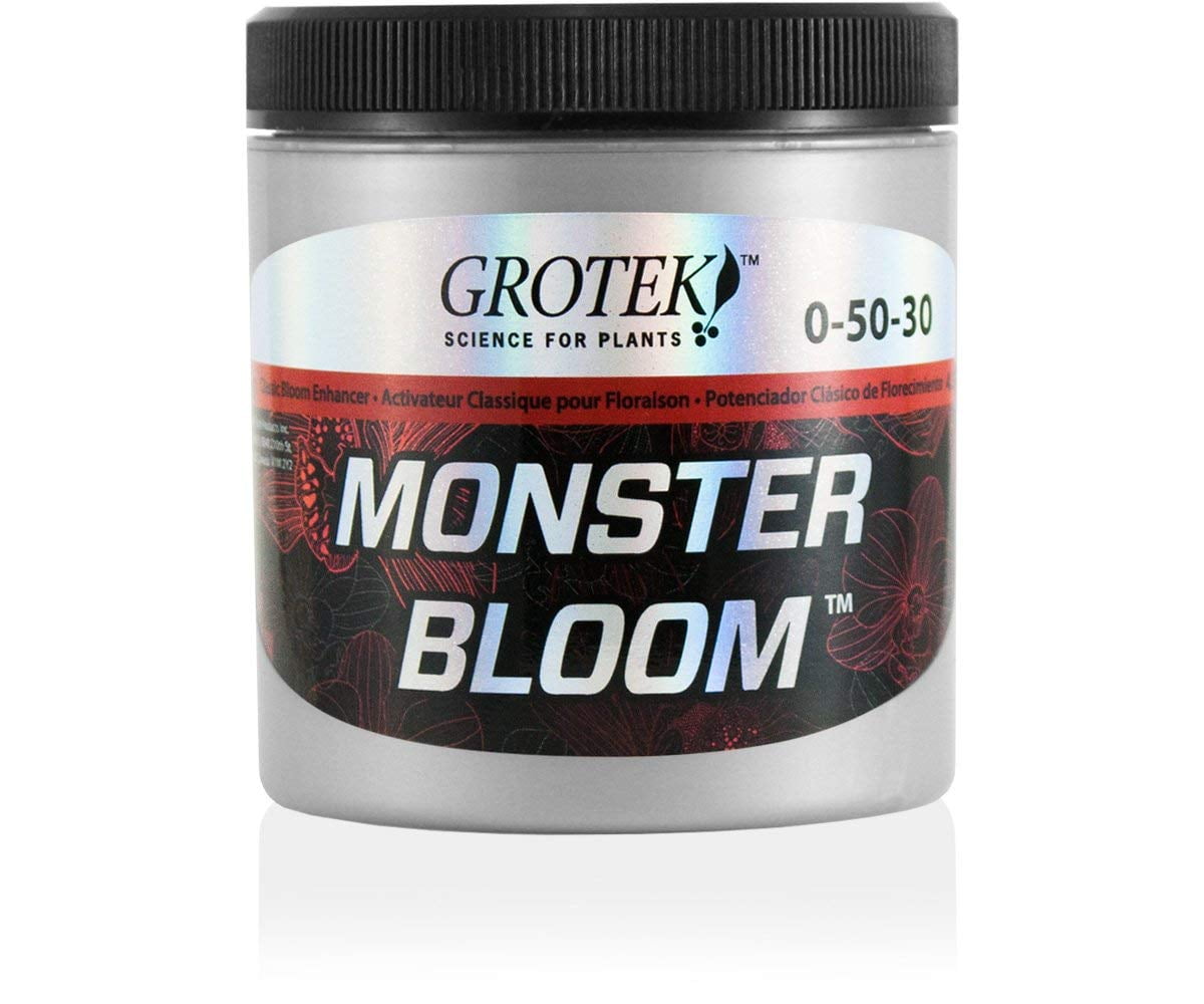 Grotek GTMB6020 Monster Bloom Hydroponic Nutrients, 130g, Black. Pack ...