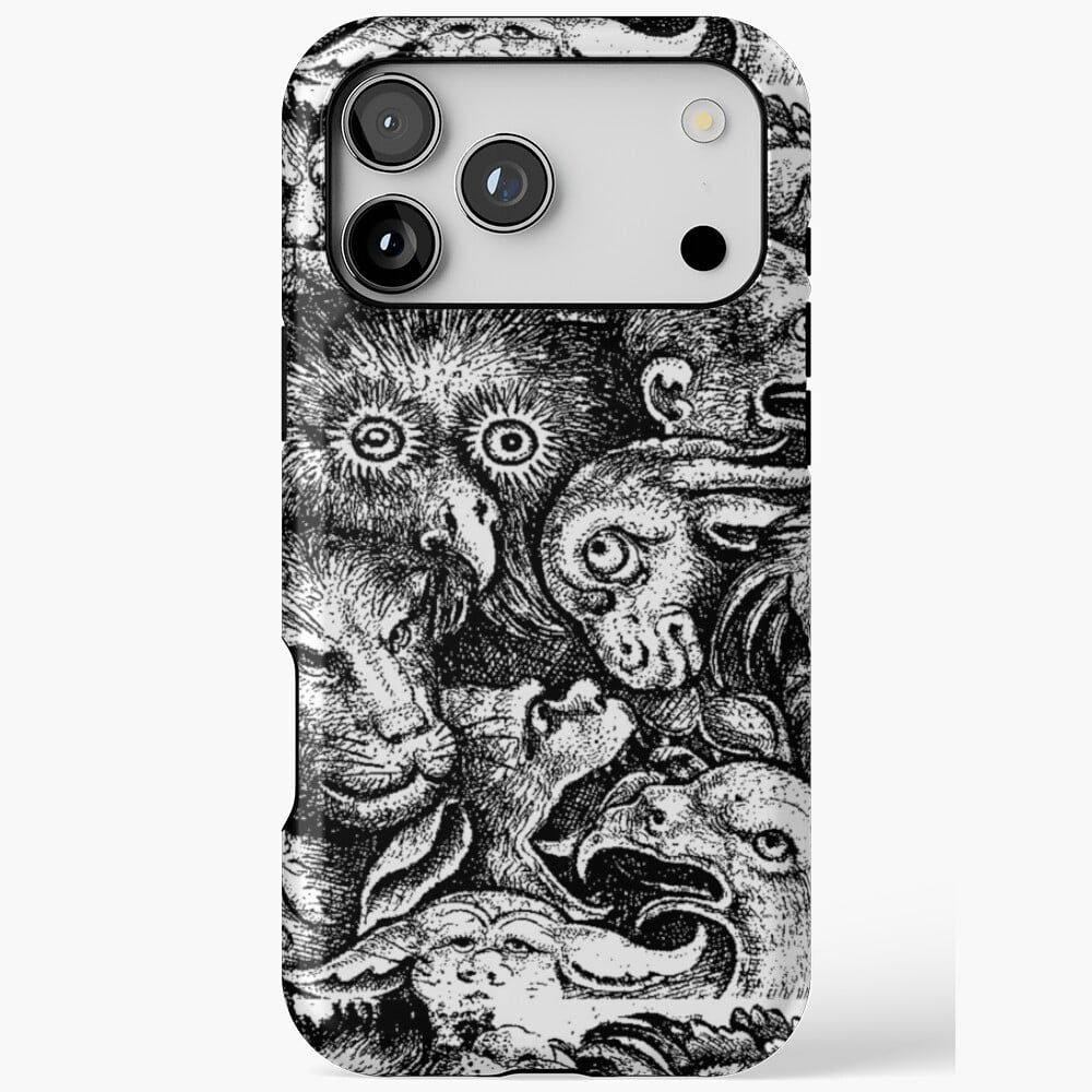 Grotesque Animal Heads Medieval Art Compatible Phone Case for iPhone 11 ...