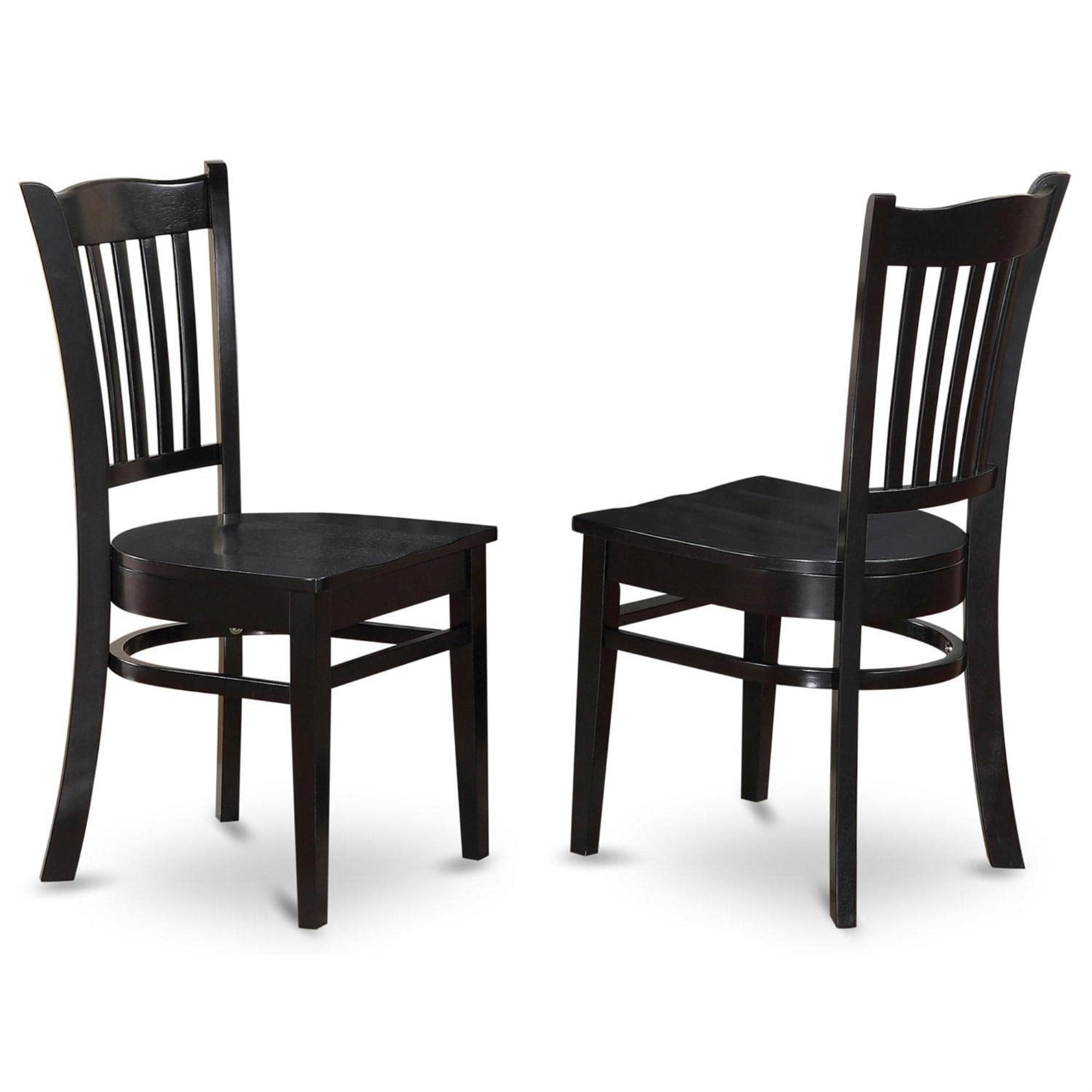 Groton Dining Chairs - Solid Wood Top, Traditional Look, Wood Seat ...